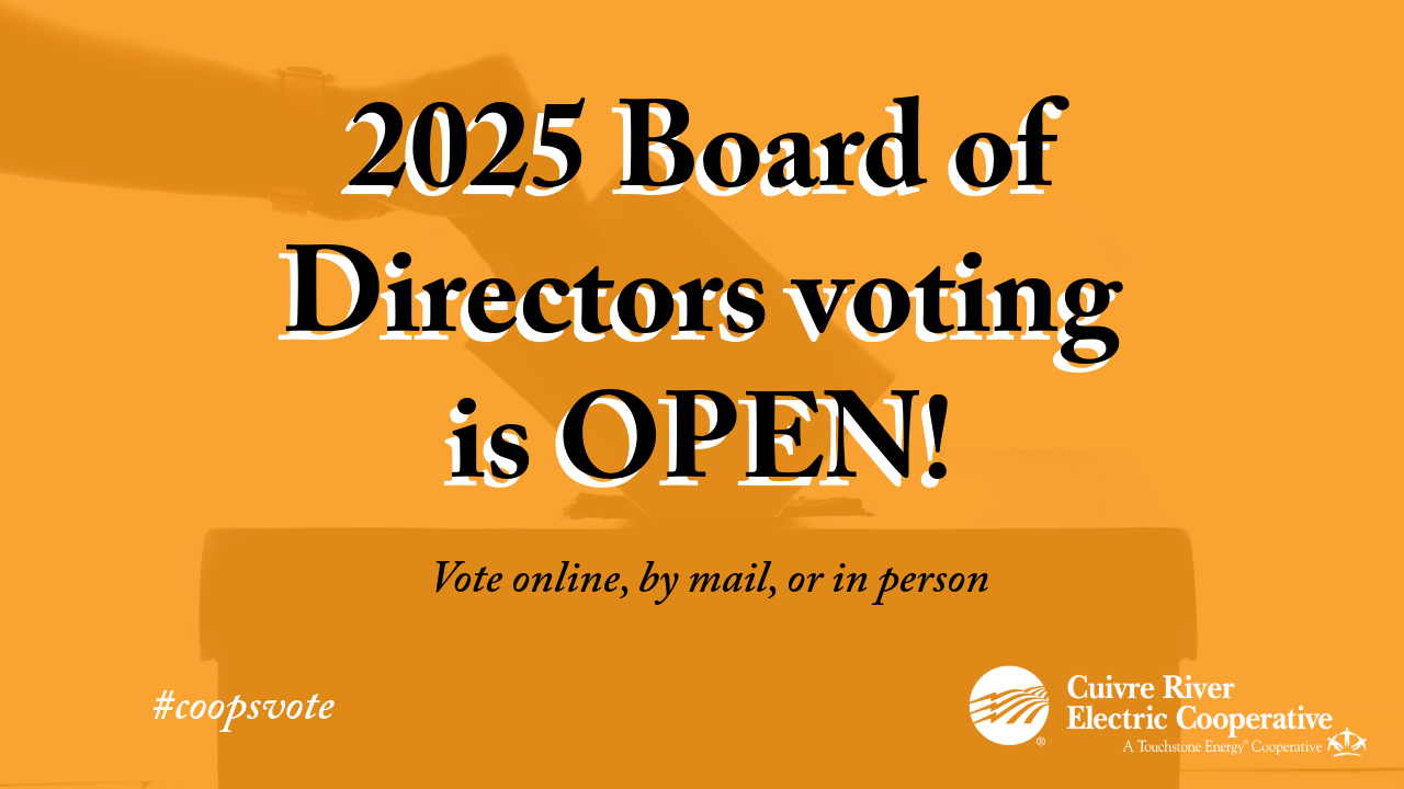 Board election voting opens on July 21 | Cuivre River Electric Cooperative