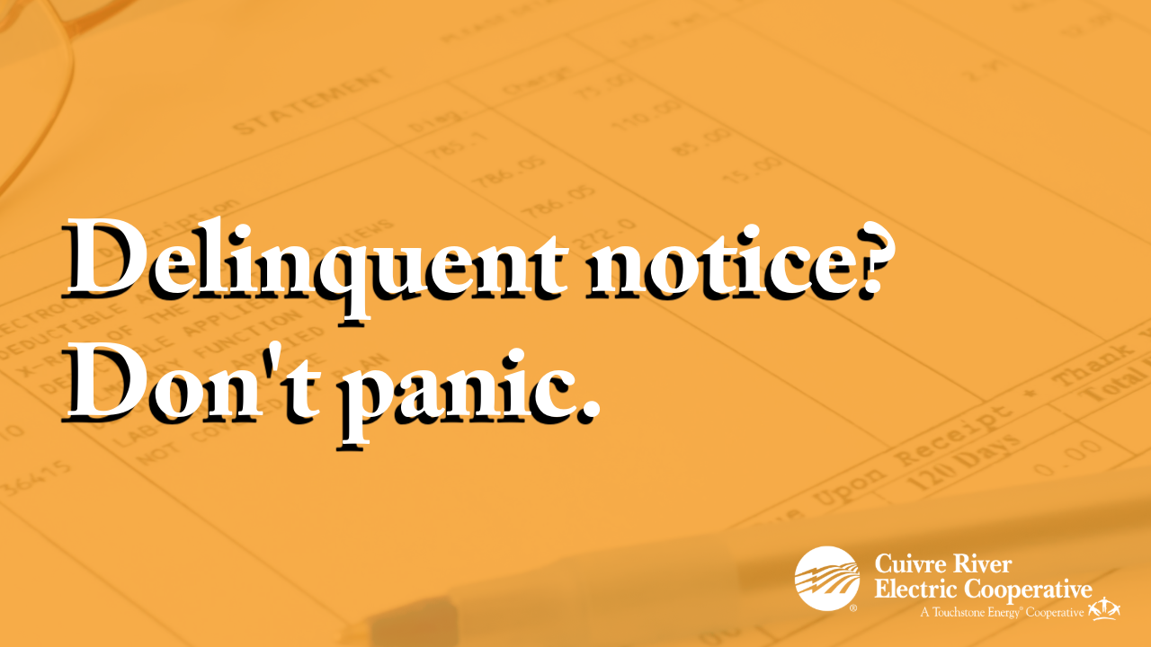 Delinquent notice? Don't panic. | Cuivre River Electric Cooperative